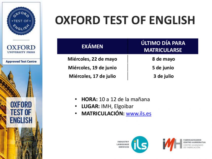 Nuevas fechas para el examen de OTE - ILS